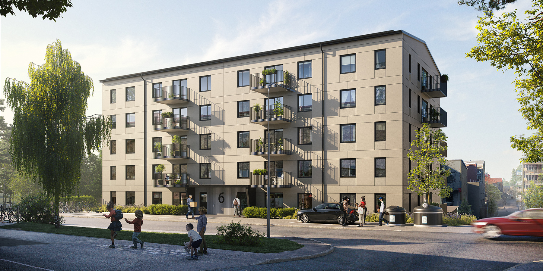 Nytt kollektivhus växer fram i Högsbo | Familjebostäder i Göteborg